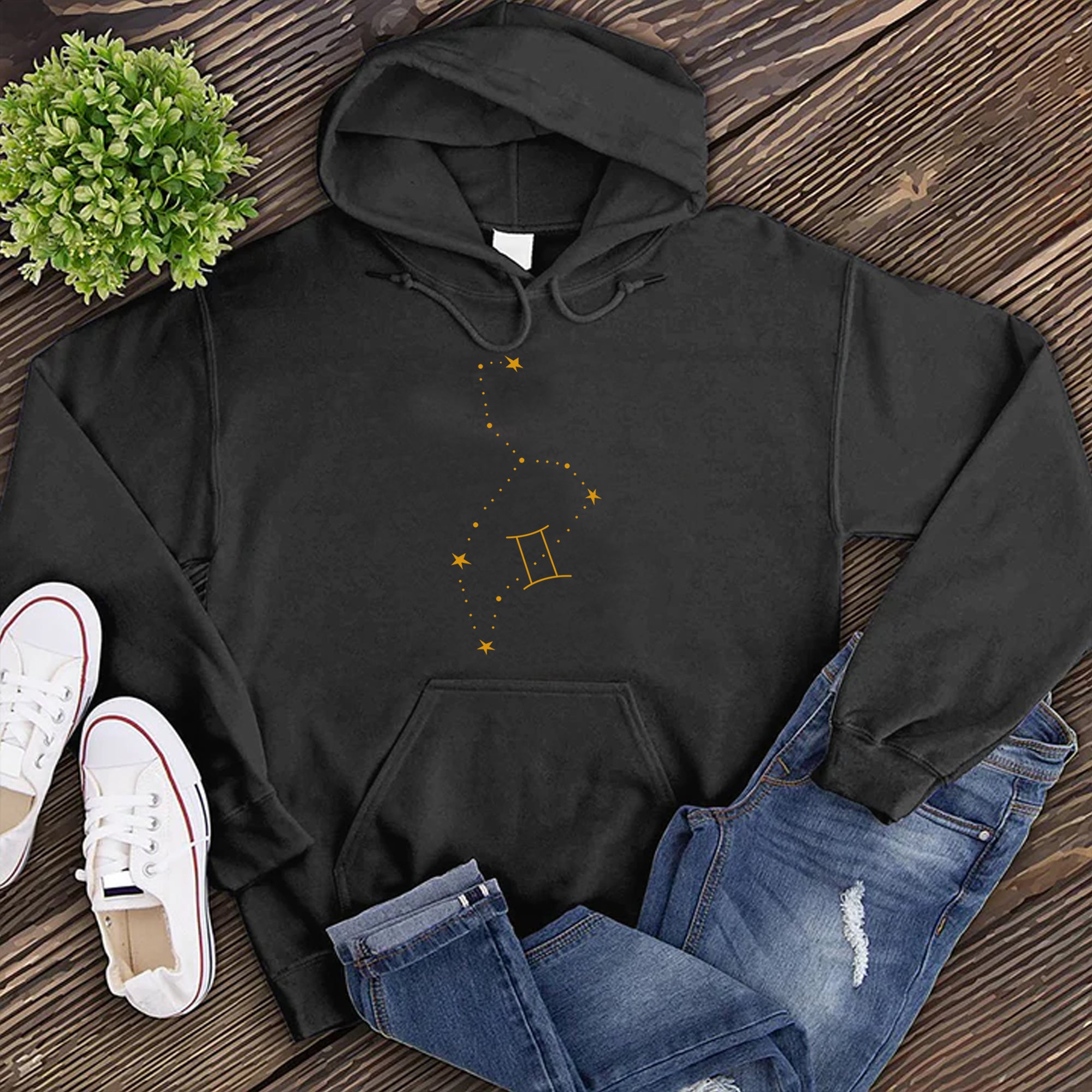 Gemini Symbol Constellation Hoodie – Cosmic Clothing Co.